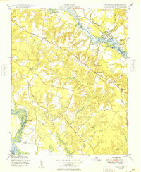Map Of King William Va In 1949 Pastmaps